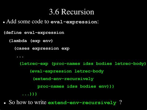 36 Interpreter Recursion Ppt Download