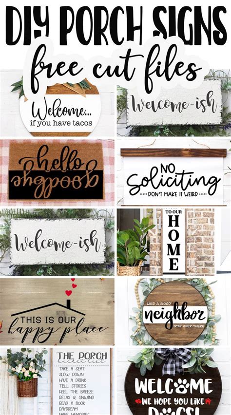 Diy Porch Signs Wooden Signs Diy Door Signs Diy Porch Signs