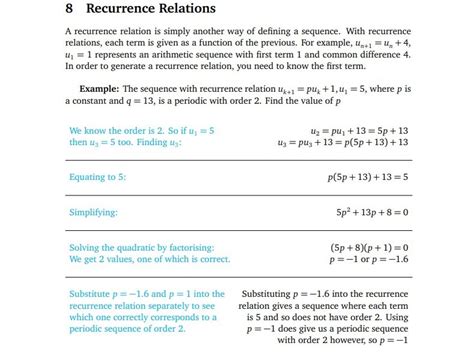 A Level Maths Sequences And Series Notes And Example Questions Teaching Resources