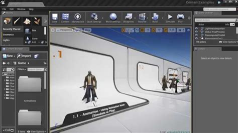 ue4 basics using sample projects 2 of 8 youtube