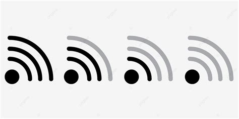 Fi Clipart Vector Wi Fi Signal Icon Set Vector Service Network Png