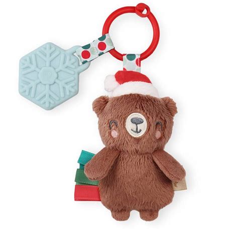 Itzy Ritzy Holiday Bear Itzy Pal Plush Teether