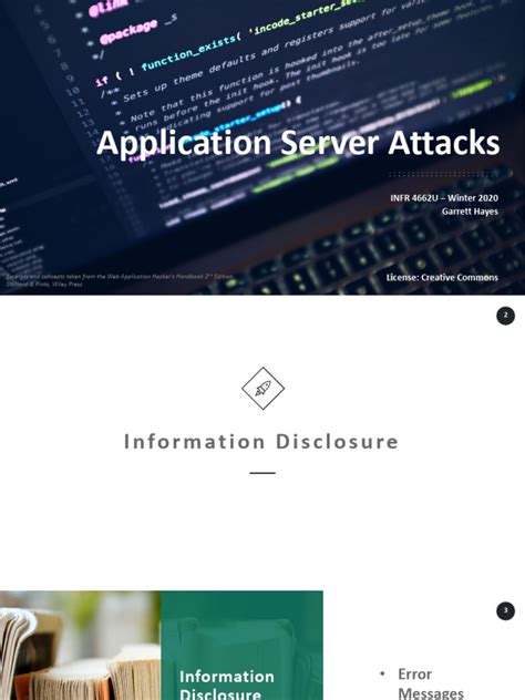 Lecture 3 Application Server Attacks Pdf Proxy Server Networking