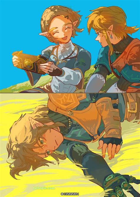 塞尔达传说 王国之泪 塞尔达 林克图片 尺寸1701x2386 Bobopic