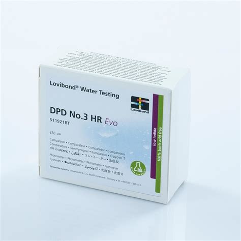 Lovibond Dpd No 3 Hr Evo Tablets 250 Tests Buy Online Lovibond