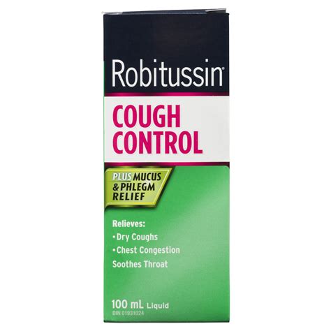Buy Robitussin Cough Control Plus Mucus And Phlegm Relief 100 Ml Freshco