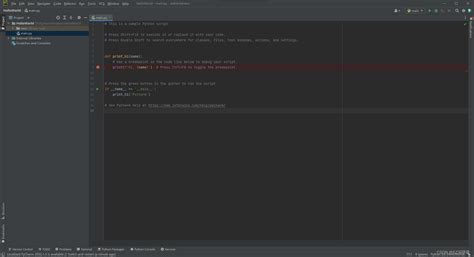 Python Pycharm Create A Main Py Welcome Script Csdn