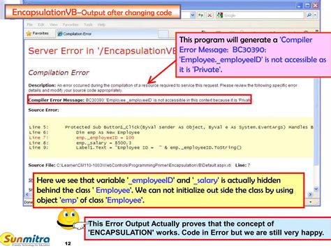 Programming Primer Encapsulationvb Pptx Programming Languages Computing