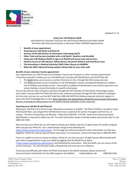 Using Your Uw Madison Netid