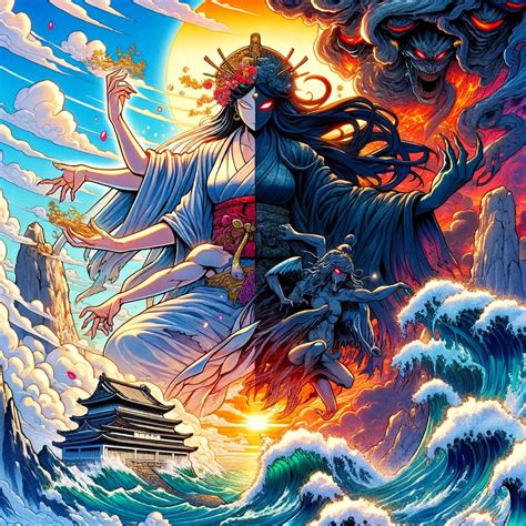 Déesse Japonaise De La Mort Mythes Et Histoires Dizanami