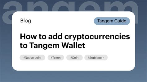 Как добавлять криптовалюту в Tangem Wallet Youtube