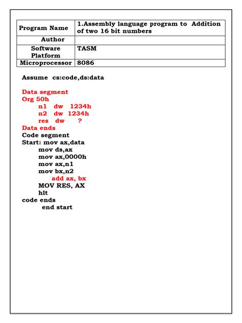 Mp Lab Pdf Assembly Language Computer Hardware