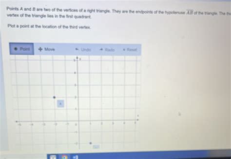 Points A And B Are Two Of The Vertices Of A Right Trangle They Are The Endpoints Of The H Math