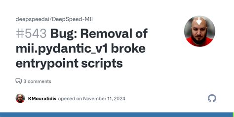 Bug Removal Of Miipydanticv1 Broke Entrypoint Scripts · Issue 543