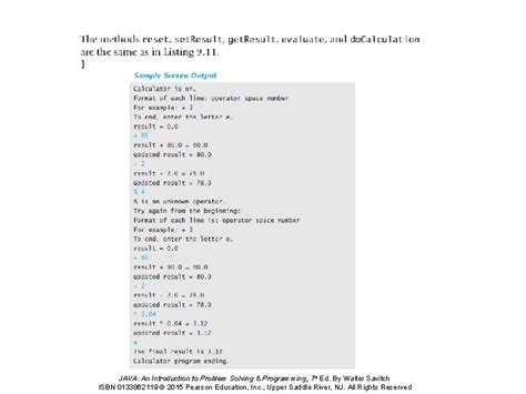 JAVA An Introduction To Problem Solving Programming