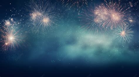 Fireworks Blooming Sky Scene Background Fireworks Night Lotus