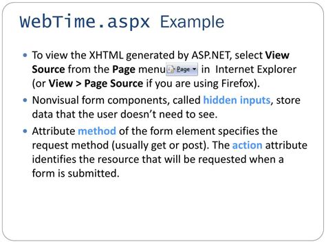Ppt Introduction To Web Programming Using Aspnet Powerpoint