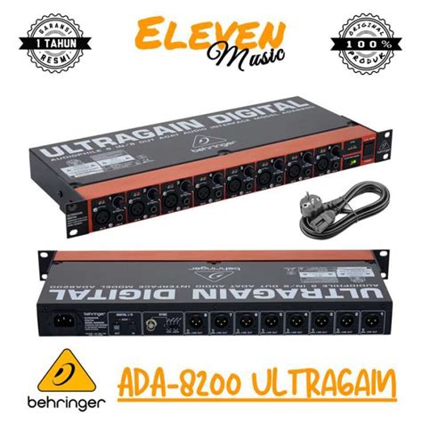 Jual Behringer Ada 8200 8 In 8 Out Adat Audio Interface Dan Preamp Di