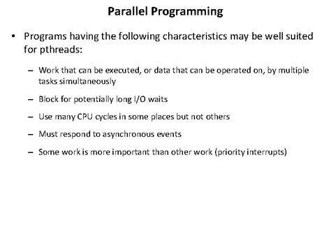 Operating Systems Posix Threads Programming Processes And Threads