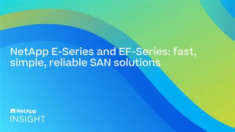 Netapp E Series And Ef Series Fast Simple Reliable San Solutions 1639 1