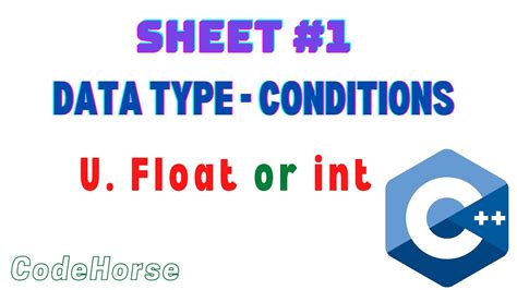 icpc assiut sheet 1 data type conditions u float or int c