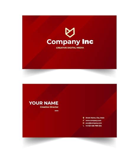 Red 명함 Template 벡터 Freepik에서 무료 고품질 벡터를 다운로드하세요 Freepik