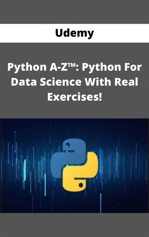 Udemy Python A Z™ Python For Data Science With Real Exercises