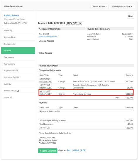 Invoices Reference Statements Maxio Platform