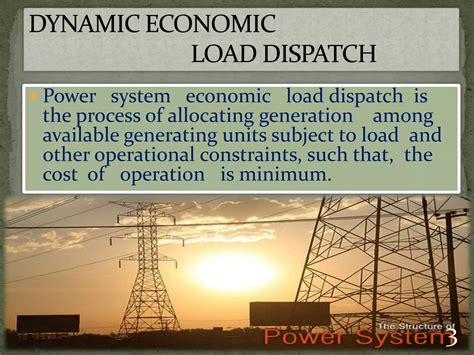 Dynamic Economic Load Dispatch A Review Of Solution Methodologies48 Ppt