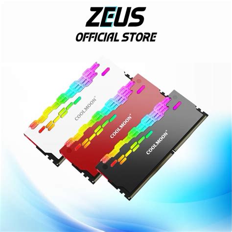 Coolmoon Rgb Heatsink Ram 5v Argb ฮีทซิงค์ ระบายความร้อน แรม หน่วยความจำคอมพิวเตอร์ Shopee