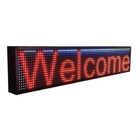 Wall Mounted Single Color LED Display Board At Rs 1200 Unit In Noida ID 21566831348