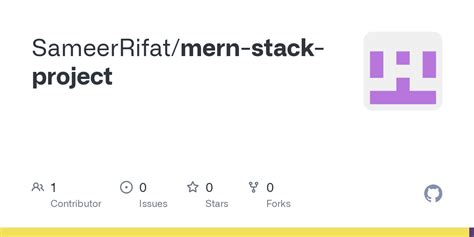 Github Sameerrifatmern Stack Project