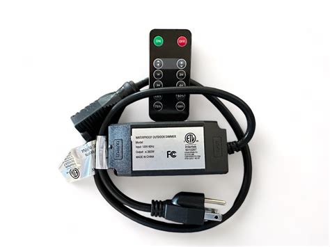 Dimmer 3 Prong Plug In120v With Remote Control For Bistro Lights Dimmer 3 Prong Plug In120v With Remote Control For Bistro Lights