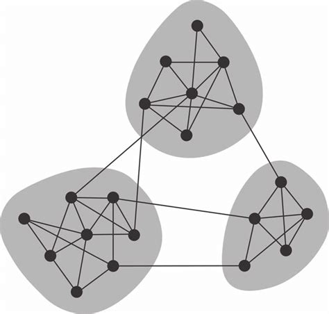 A Network Divided Into Three Communities Or Modules Source Newman Download Scientific Diagram