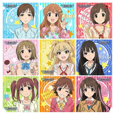 İdolmaster Characters Online Puzzle