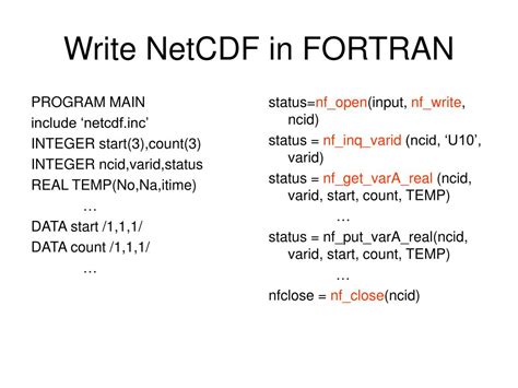 Ppt Netcdf And Binary Read In Matlab Powerpoint Presentation Free