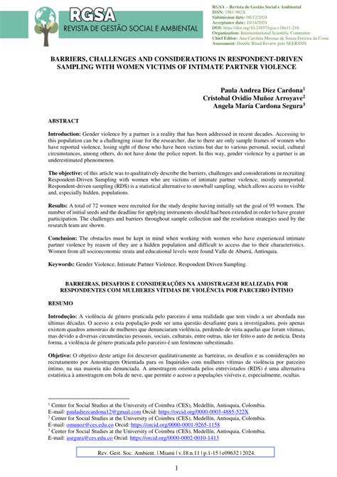 Pdf Barriers Challenges And Considerations In Respondent Driven Sampling With Women Victims