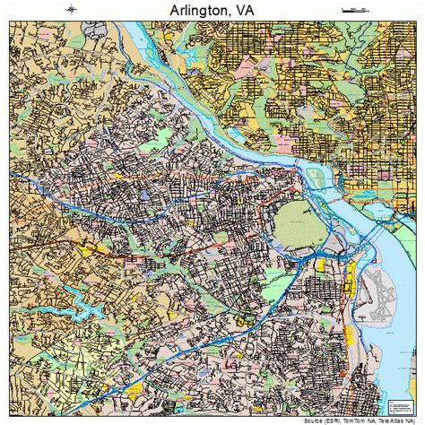 Arlington Zip Code Map Va At Otto Atkinson Blog