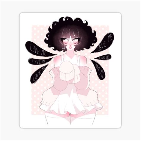 Love Me Sticker For Sale By Tearzah Redbubble