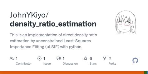 Github Johnykiyodensityratioestimation This Is An Implementation