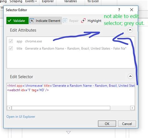 Foundation Assignment 6 Practical Unable To Edit The Selector Editor