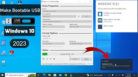 how to make bootable usb flash windows 10 easy trick 2023 youtube