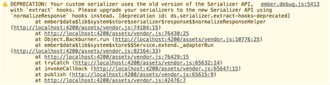 Emberjs I Am Having Issues Handling A Couple Deprecation Warnings In