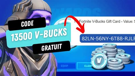 Comment Obtenir Code V Bucks Gratuit Fonctionne Youtube