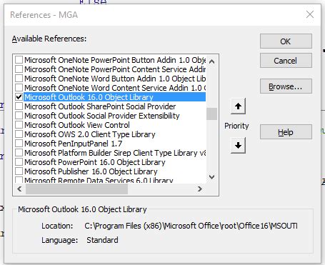 VBA Name Conflicts With Existing Module Project Or Object Library When Adding References