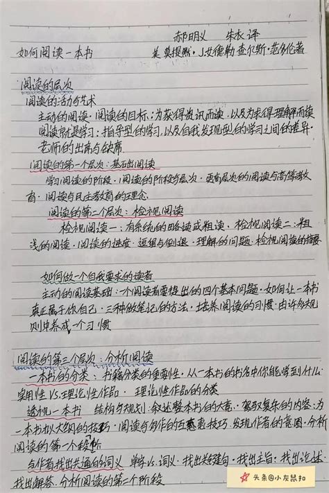 抄書第五天如何閱讀一本書美 莫提默J 艾德勒查爾斯范多倫 每日頭條