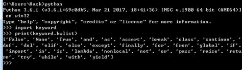 Python中的关键字 PythonInMyLife 博客园