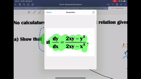 3 2 Implicit Differentiation With Vertical Horizontal Tangent Lines Youtube
