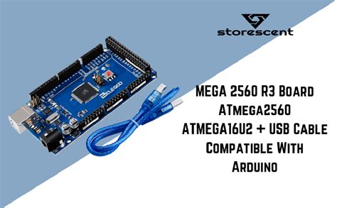 Elegoo MEGA R Board ATmega ATMEGA U USB Cable Compatible With Arduino Amazon In
