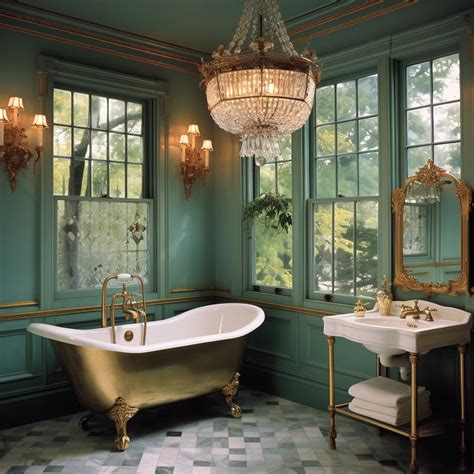 Victorian Style Bathroom Lighting Elegant Glamour Meets Function